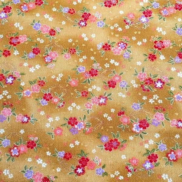 ちりめん細工、ちりめん小物に最適です。衣料用には向きません。洗濯できません。＜ちりめん細工を作る時のポイント♪＞・ちりめん生地のしぼの横目を作品の横にあわせるときれいに仕上がります。・作品が皺にならないためにはよく引っ張って貼り付けてね。材...