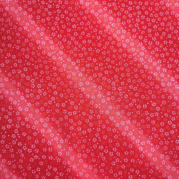 ちりめん細工、ちりめん小物に最適です。衣料用には向きません。洗濯できません。＜ちりめん細工を作る時のポイント♪＞・ちりめん生地のしぼの横目を作品の横にあわせるときれいに仕上がります。・作品が皺にならないためにはよく引っ張って貼り付けてね。材...