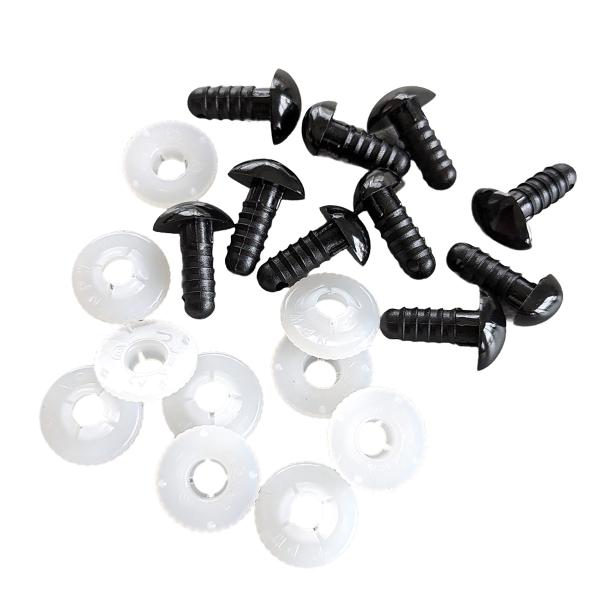 絶対取れない、ストッパー10個セット♪逆三角形12ｍｍ×8ｍｍ　足の長さ13ｍｍ　足の直径約4ｍｍ白ストッパー：直径14ｍｍ　穴の大きさ約4ｍｍ材質：スチロール　プラスチック・品質の良い国産です。・誤って飲み込まないように注意してください。...