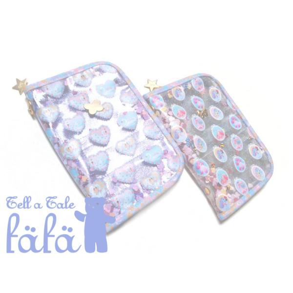 fafa 「POPPY LOUE クリアラメPVCダイアリー・母子手帳ケース」（Sサイズ） 【メール便(送料198円)対応可】