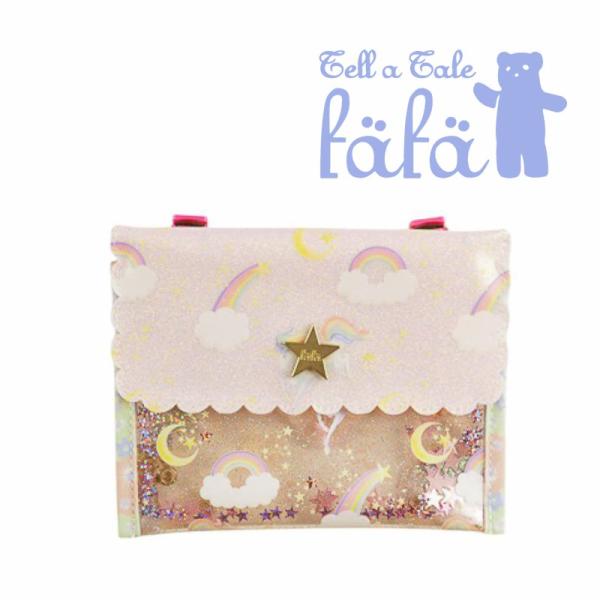 ♪スカラップのフタがとっても可愛いクリップで取り付けできる移動ポケットが登場しました！キラキラ輝くクリアラメPVCに星型スパンコール入りのユニコーン柄が素敵♪ポケットのないウエアでもマスクやハンカチ、ティッシュなどが手軽に携行できてとっても...