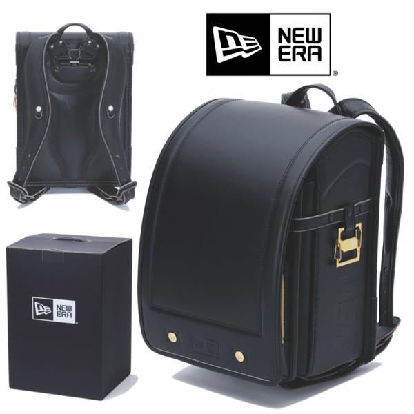 NEW ERA (ニューエラ) 「2027年 ランドセル ブラック×ゴールド」 【当店だけのプレゼント付き】 安心のメーカー6年間保証