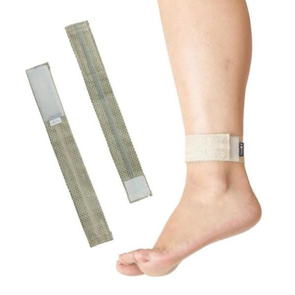 装着簡単、足首に巻くだけ足つり防止ベルト。寝起き、運転中、作業中、日常、スポーツ中などに起こるこむら返りは、静電気によって筋肉のセンサーが暴走し起こります。本商品は有機導電性繊維により、静電気を除去しこむら返りを予防します。●サイズ(1本)...