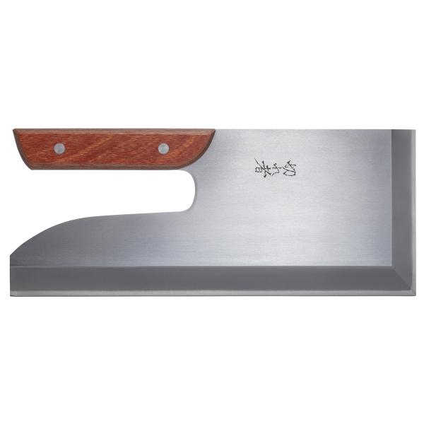 切れ者ステン金II号麺切庖丁錆び難く、切れ味の良い金2ステンレス鋼を使用した麺切包丁です。お手入れも簡単にできます 。サイズ:270mm/500g日本製