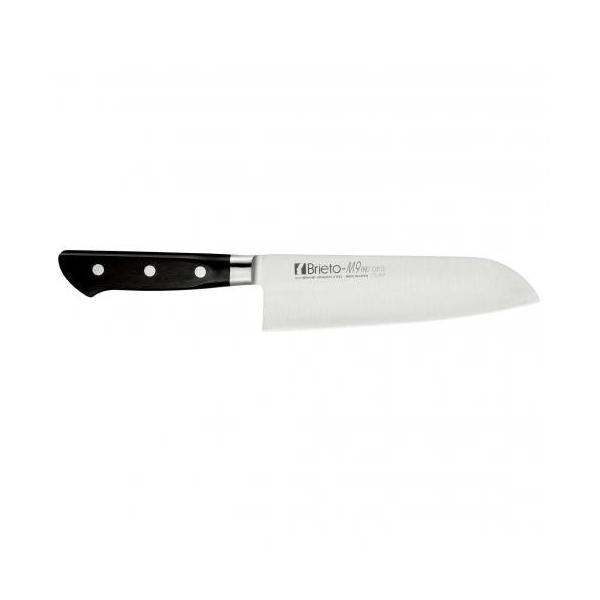 メーカー希望小売価格 : 9,500円(税抜き)刃渡り: 175mm材質:刀身/モリブデン・バナジウム鋼　割込　　　:ハンドル/抗菌剤入り黒積層強化木(1)ハンドル耐腐食性に優れた黒積層強化木。(2)ツバ一体口金付きで衛生的。(3)本研刃造...