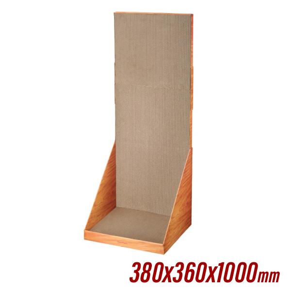 しつけに最適。色々なところにガリガリされてお困りの方に。日本のネコちゃんのことを考えたオリジナルデザインの壁面設置型スタンディングタイプの爪とぎです。とぎカスが飛散しにくい側面カバーや踏ん張りの利く底面爪とぎが特長で、段ボールの目も細かめを...