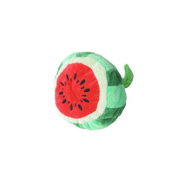 商品詳細：超小型・小型犬にピッタリなサイズの布製玩具です。愛らしいフルーツデザインが特徴です。原寸サイズ：W120ｘH120ｘD120   内容量：1個  素材：表地・中綿：ポリエステル　鈴：ポリプロピレン原産国：中国