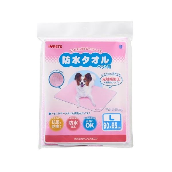 ◎表面は肌ざわりのいいタオル素材。◎裏面の特殊ラバー（防水加工）で、汚れを下に通しません。◎すべらないので安全です。サイズ：90×65cm　1枚入原産国：日本