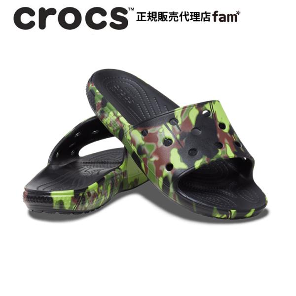 メーカー希望小売価格はメーカー商品タグに基づいて掲載しています。【商品説明】クラシック クロックス スライドに迷彩柄をプラス’＊ *・．＊．*☆’インソールには「クロスライト」素材を使用し、心地よい履き心地を実現しています。・軽い履き心地・...