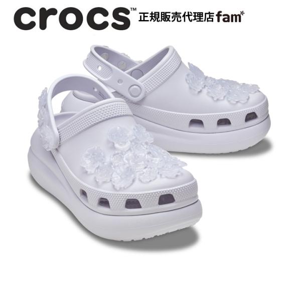 メーカー希望小売価格はメーカー商品タグに基づいて掲載しています。【商品説明】お気に入りのクロッグを新しいスタイルで楽しむなら、クラッシュ トランスルーセント フローラル クロッグで決まり。高さがプラスされ、大胆なデザインが特徴のこのダイナミ...