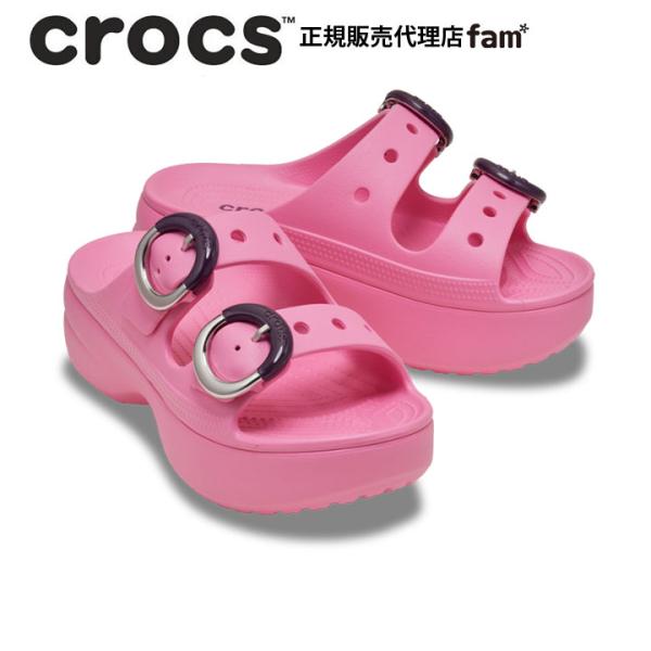 メーカー希望小売価格はメーカー商品タグに基づいて掲載しています。【商品説明】新しいウィメンズ プラットフォーム サタデー サンダルが登場！クラシック プラットフォーム クロッグの汎用性とスタイルを受け継ぎ、スタイリッシュなディップ加工メタル...