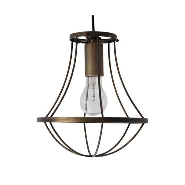 DC-0091E-BRV01[Gemma-small pendant lamp ] ジェンマ スモール ペンダントランプシャンデリアのシンボリックなフォルムをアイアンフレームでデザイン。華やかな印象のシャンデリアをアイアンフレームでシンプル...