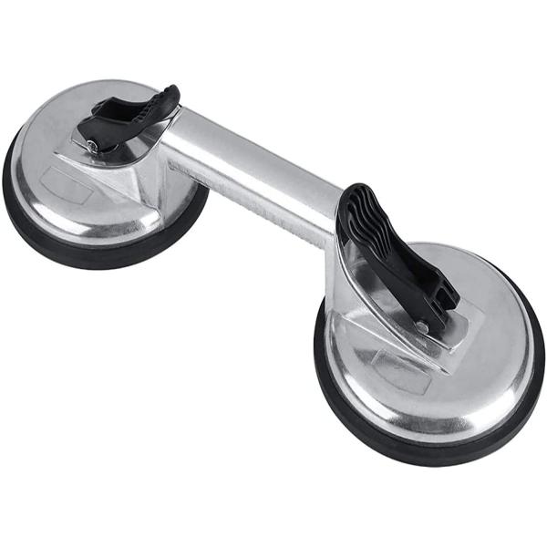 【耐荷重について】ダブルサクションカップの最大持ち上げ荷重100kg、垂直80kg。【用途多様化】持つ所が無い、運搬しにくい、持ち上げにくい、そんな時に便利です。例えば、冷蔵庫・家具・ガラス板など、取手が無くて持ちにくい物に吸着させ、取手を...