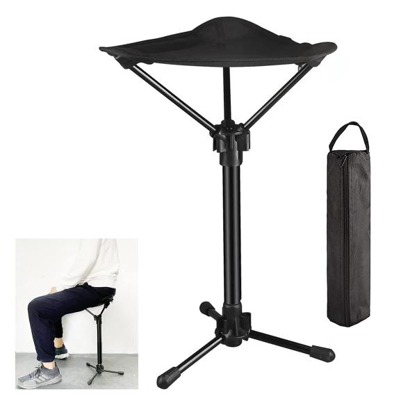 【超軽量＆コンパクト収納】 注:取り付けるときは、最初に最も長い側を穴に入れます!!!重量は約500ｇ。収納サイズ：42×6×6cm，カバンに簡単に入れられる。安定性と快適性に優れ、足のアシストなしでも安定して支えられます。日本人の身長に特...