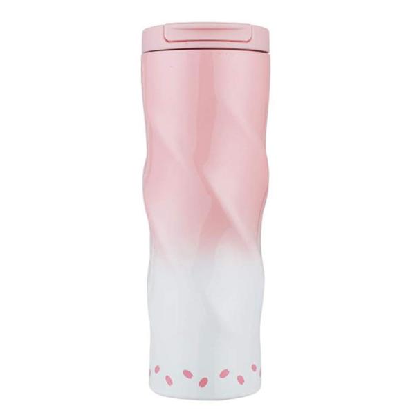 【仕様】本体サイズ：(約)8×7×22cm(幅×奥行×高さ) ／ 本体重量：(約)300g ／ 容量：500ml【材質】高品質ステンレス＋PP【保温効力・保冷効力】保温：(1時間/6時間):84℃以上/53℃以上　保冷：(6時間):12℃以...