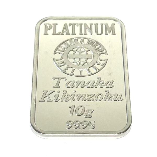 ブランド： 田中貴金属重さ　　： 10ｇサイズ　： 27×17×1.5ｍｍ素材　　： PT (プラチナ) 99.95