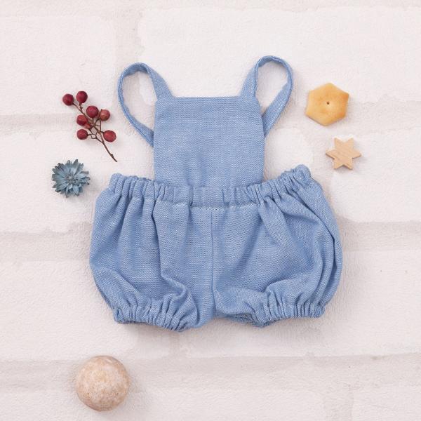 【ゆうパケット対応】手作り キット かぼちゃパンツサロペット ふわふわきせかえぬいぐるみ デニム ブルー ハンドメイド かわいい 子ども ベビー 出産 祝い プレゼント 着せ替え 手芸用品 手芸キット 女の子 男の子 pippiapple ...