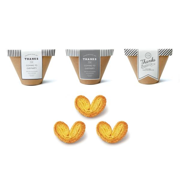 【返品不可 キャンセル不可】結婚式 プチギフト お菓子 Oh! ジャクソン(ハートパイミニ) 美味しい おしゃれ ウェディング パーティー 二次会 ブライダル ギフト 送賓 お見送り お礼 お返し自然体なクラフトと、モノクロデザインが硬すぎ...