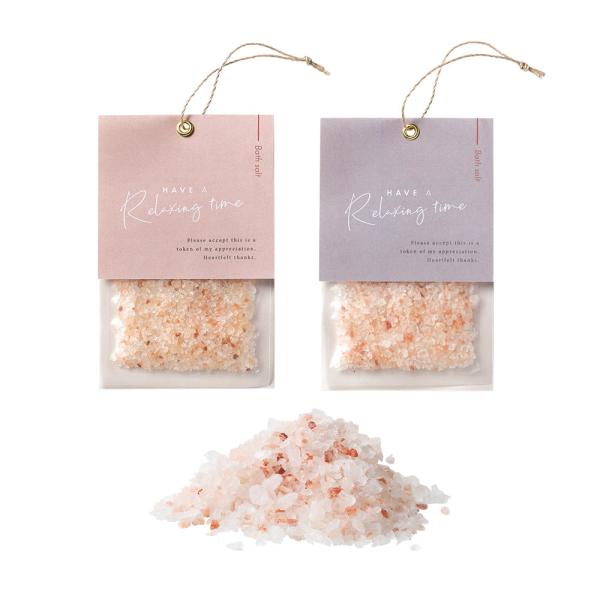 【返品不可 キャンセル不可】結婚式 プチギフト ピンクバスソルト ウェディング パーティー 二次会 ブライダル ギフト 送賓 お見送り お礼 お返し おしゃれ ヒマラヤ山脈 天然岩塩 入浴剤 お風呂 バスタイム癒しの時間をお届けするバスソル...