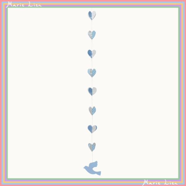 ウェディングを爽やかに美しくかつキュートに演出する「マリエリアン」シリーズ。ブルーとホワイトを基調とし、ハートと幸せの青い鳥が、ウェディングパーティーを演出します。  人気 誕生日 結婚式 ウェディング Wedding ハト ハート サムシ...