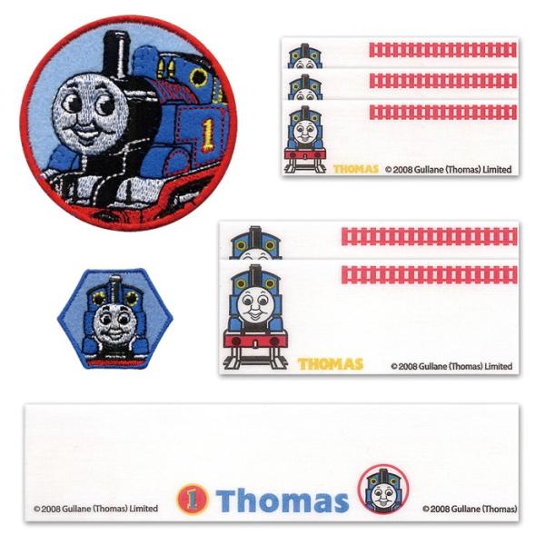 【ゆうパケット対応】きかんしゃトーマス THOMAS＆FRIENDS きかんしゃトーマスと仲間たち Gullane(Thomas)Limited. キャラクターワッペン 刺しゅうワッペン ネームラベル ネームタグ 名札 ベビー キッズ 入園...
