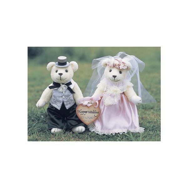 心のこもったウェディングを演出する手作りのウェディングキットです！愛らしいベアが皆様をお出迎え☆ハートのボードにお二人の名前と日付けが記入できます。一生に一度の 大切なセレモニーを可憐に演出します。 結婚式 ウェディング ウェルカムベア ハ...
