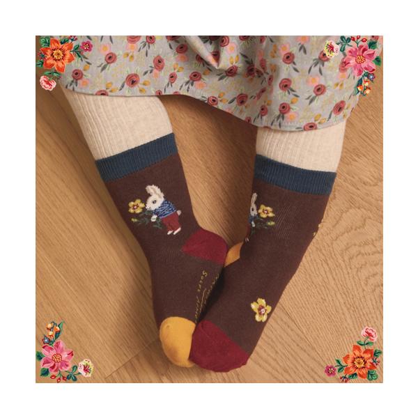 【クリックポスト発送可】<ご注文点数が多い場合は宅配便に変更となります>ナタリー・レテの描く、ポップ＆キュートな動物たちがキュートな靴下になりました！遠い昔、おとぎ話や童話の中で出会った幻想的な庭園や動物たちの姿を思い起こさせる...