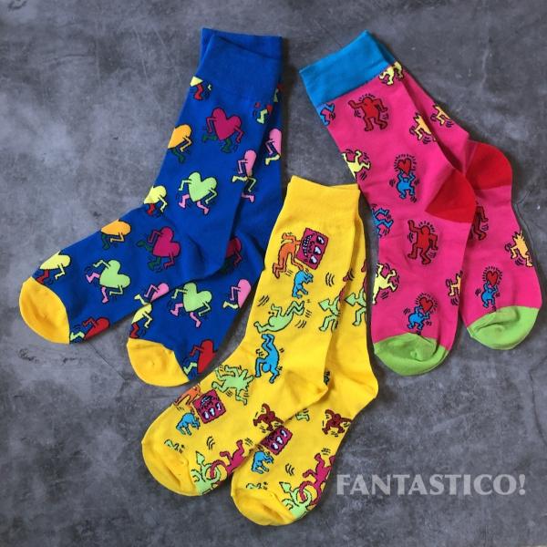 コーディネートのポイントになるオシャレな靴下何枚も集めたくなるかわいい靴下です♪ ※こちら一足でのお値段です。お好きなカラーをお選びください。お得な三足セットも販売してます♪●素材：コットン80%.ポリエステル15%.スパンダックス5%●厚...