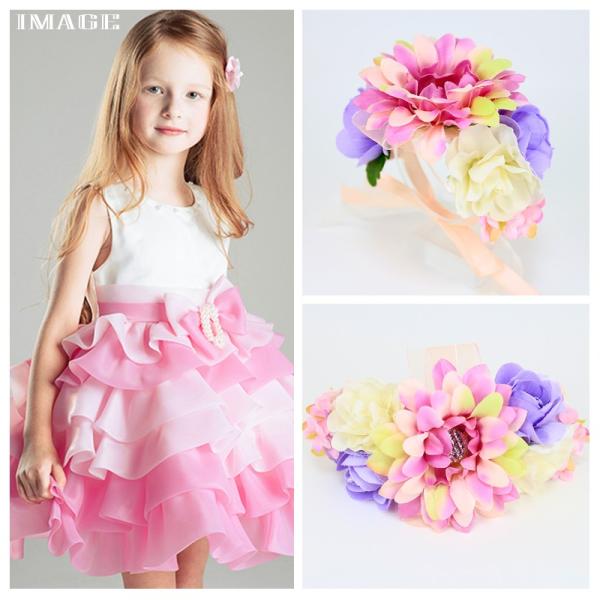 ☆素材：ポリエステル<br>☆カラー：ピンク＆紫<br>☆リストレット周り：約18cm<BR>☆モチーフサイズ：約13cm×8cm<BR>☆特徴：大人、子供兼用<BR><br...