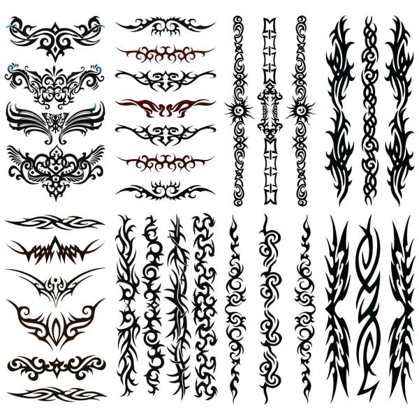 セット内容：A5サイズ×4枚、レギュラー×3枚材質：ポリエステル 高品質の紙 、裏面:EVA樹脂 接着剤。使用対象：皮膚、ガラス、陶器、金属など継続時間：お風呂に入っても通常は4-7日、よく動かす所と関節部分は2,3日手軽に使える流行のファ...