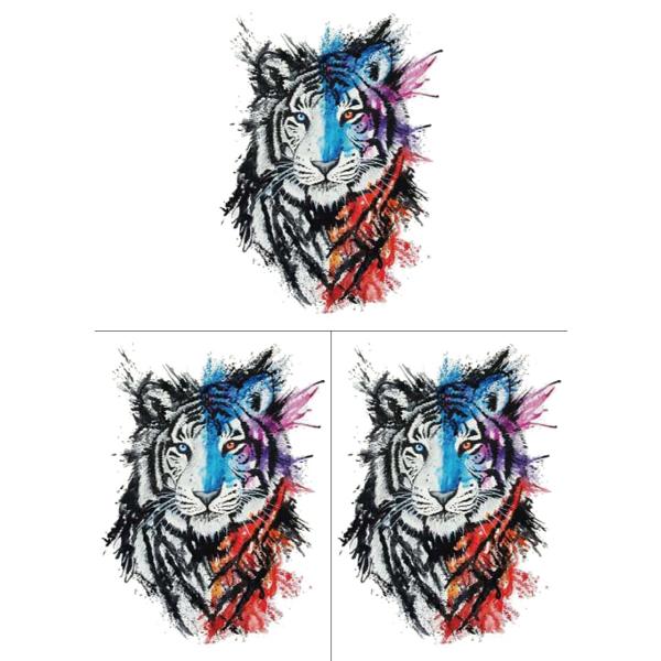 サイズ：約15cm×21cm（絵柄台紙部分）×3枚材質：ポリエステル 高品質の紙 、裏面:EVA樹脂 接着剤。使用対象：皮膚、ガラス、陶器、金属など継続時間：お風呂に入っても通常は4-7日、よく動かす所と関節部分は2,3日手軽に使える流行の...