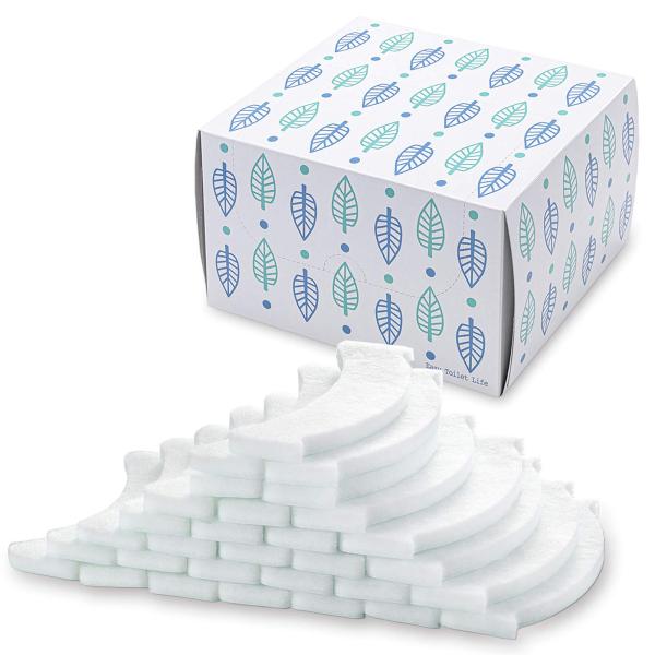 トイレの汚れ防止パット30個入り。おしっこの飛び散りや垂れを防ぎ、床を汚しません。便器に商品を貼ることで、面倒な便器掃除、床ふきの手間を減らします。1個サイズ:約6×17cm、厚み0.8cm、重量：1個約4g×30個生産国：日本製、材質:本...