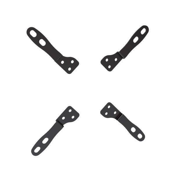 対応重量：20kgまで素材：スチール製品内容：アームx4個、ネジ（大）x4個、ネジ（中）x4個、ネジ（小）x8個、ナット（小）x8個、樹脂ワッシャーx8個、金属ワッシャーx4個