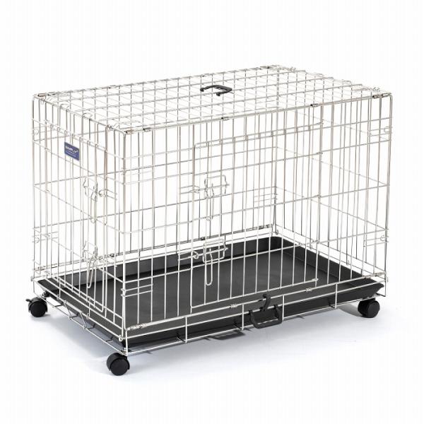 頑丈なステンレスのペットケージ。錆びにくいステンレス製ですので、水や湿気にも強く丈夫です。ケージの掃除で一番面倒なのが下のトレー部分ではないでしょうか。シンプリーメゾンのケージはトレーが引き出せるためお掃除も簡単。・スペースに合わせて縦＆横...