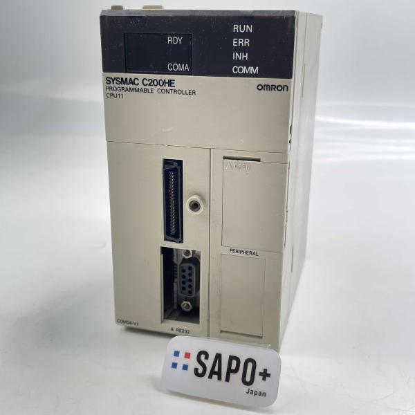 C200HE-CPU11 (C200HW-COM04-V1付属) カバー欠損 プログラマブルコントローラ オムロン PLC (10251)