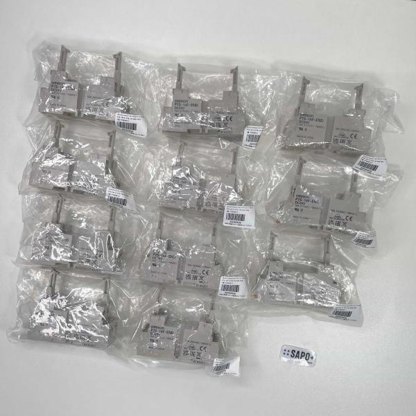 P7S-14F-END DC24V 10A 11個セット エンドプレート オムロン リレー (15558)