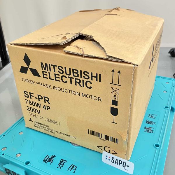 SF-PR 0.75KW 4P 200V 箱開封済 三相高効率モータ（スーパーラインプレミアムシリーズ） 三菱電機 制御機器その他 (16895)