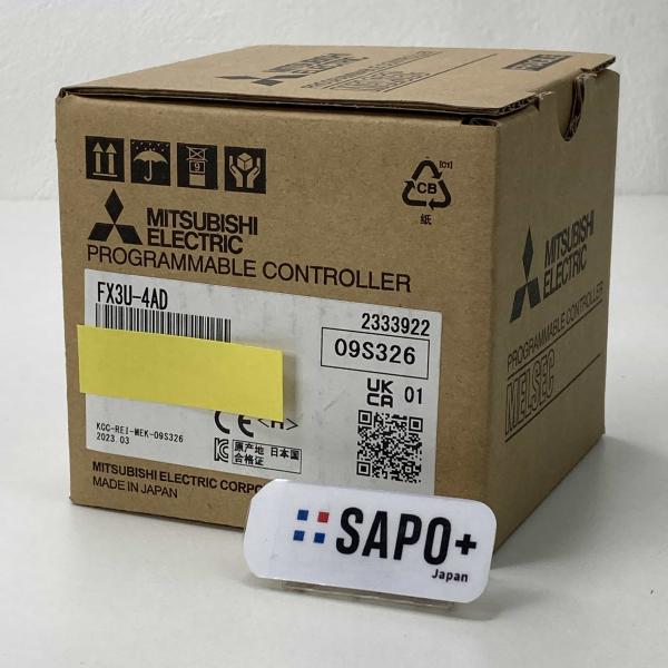 FX3U-4AD 2023年製 アナログ入力アダプタ（FXシリーズ用） 三菱電機 PLC (17425)