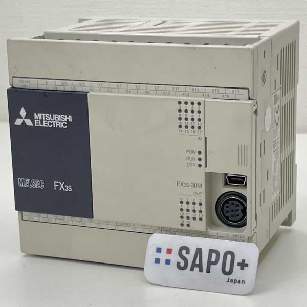 FX3S-30MR/ES 2017年製 基本ユニット（リレー出力・AC電源仕様） 三菱電機 PLC (19650)