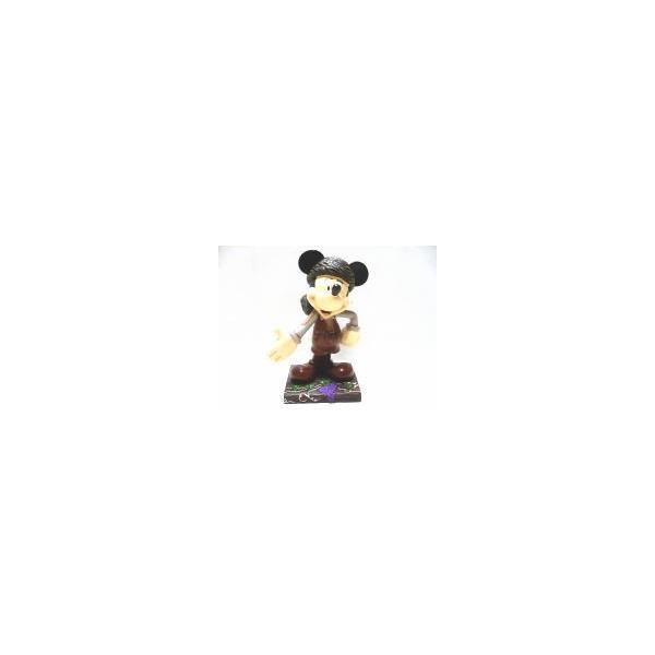 USA　2009年 レジン製　サイズ高さ約15cm ミッキー生誕75周年(2003年)を記念して、各界の著名人によりデザインされた75体の180cmの高さのスタチューをリメイクしたフォギュアリン。 Fess Parker によるデザイン　デ...