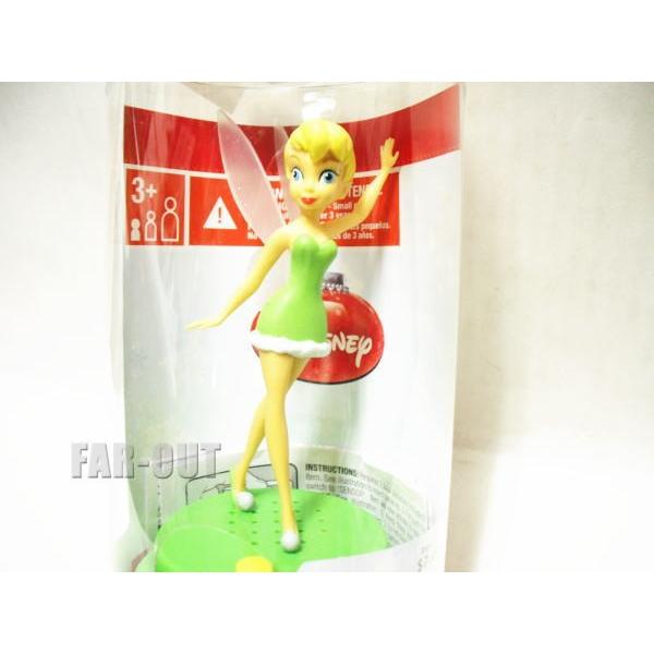 USA ウォルマートストア限定 2010年 PVC プラスチック製ボタンのプレススイッチとセンサースイッチの２つの機能付き、ティンカーベルの声でいろいろトーキングします。車のダッシュボードに載せて飾り(ベルクロー接着)楽しむこともできます。...