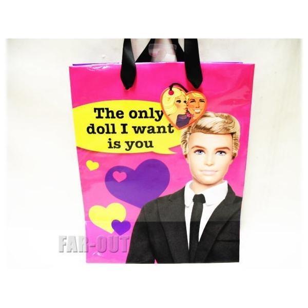 USA　2011年　期間限定品ケン生誕50周年記念ギフトを入れてあげると、とてもおしゃれ英語の文もとてもユニークサイズ：高さ約20cm 幅約20cm マチ幅約11cm New1002_04〓クリックポスト配送対応商品〓※詳しくは下記をご確認...