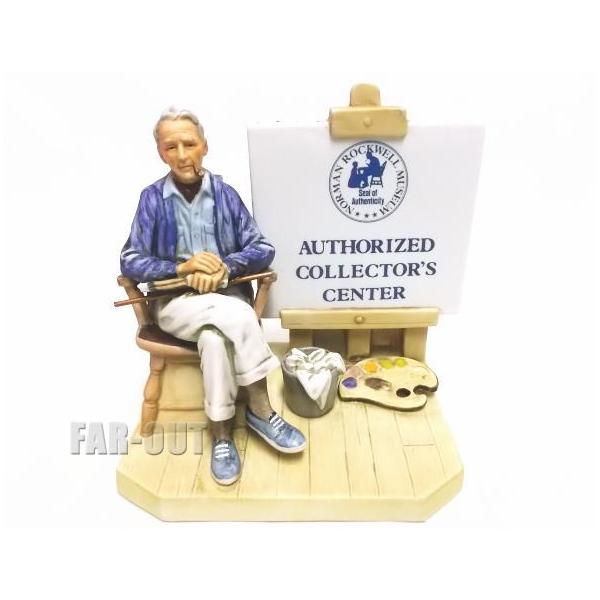 USA　1980年 　陶磁器製　日本製Norman Rockwell Museum コレクション ノーマンロックウェル美術館限定フィギュアリン古き良き時代のアメリカを描きアメリカで最もよく売れた雑誌「サタデー・イブニング・ ポスト」の表紙を...