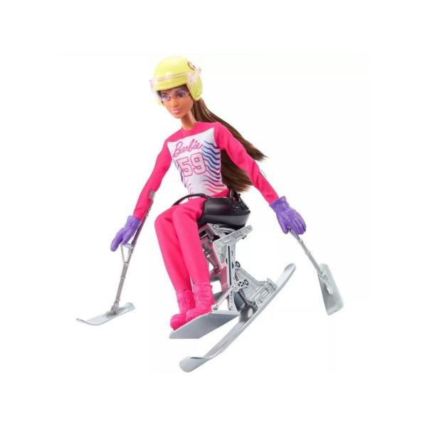 マテル社 USA 2021年 期間限定品   在庫品　即発送できます子供に夢を与える You can be anything シリーズ。関節が可動してダイナミックなポージングが可能です。チェアスキー、ヘルメット、グローブなど競技に必要なアク...