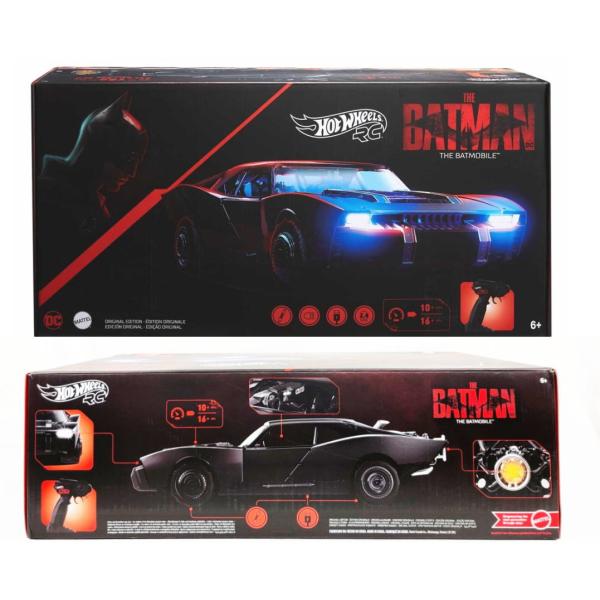 マテル社  2022年  限定品　在庫ありHot Wheels(マテル社のダイキャストカーのブランド名 ホットウィール)2022年製作の映画『THE BATMAN−ザ・バットマン−』公開記念フル・ファンクション・リモートコントロール・カーラ...