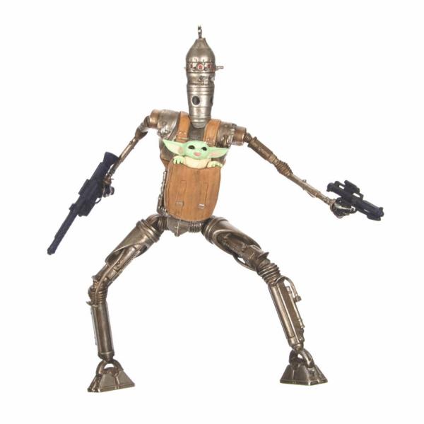 ホールマーク社  USA  2022年「 Star Wars: The Mandalorian IG-11and Grogu Ornament 」スター・ウォーズの実写版ドラマ『マンダロリアン』に登場するキャラクター  IG-11、通称IG...