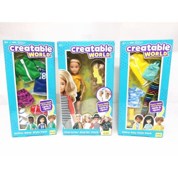 マテル社  USA  2019年  期間限定　製作終了品バービーなどで有名な世界最大のトイメーカー Mattel のオリジナルファッション ジェンダーフリードールブロンドヘアで青い目のべーシックドールにウェービーなブロンドのロングヘアウィッ...