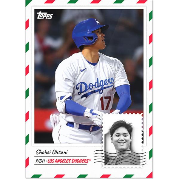 アメリカのコレクターカードメーカー TOPPS社製 大谷翔平選手とロサンゼルス・ドジャースとの契約記念2023年12月24日に24時間限定で発売されたカードコレクターカード専用ケースに入れてのお届けになりますNew2312_12〓クリックポ...