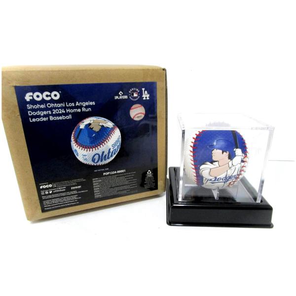 アメリカ　FOCO社　2025年  MLB 正規ライセンス商品限定224個　ディスプレイケース入り　台座ベースにシリアル番号入りの鑑定書が貼られています。（手書きの番号は画像とは異なる場合があります）ボールは、ディスプレイケースを上下にスラ...