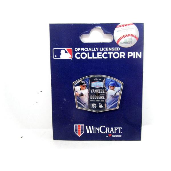LA ドジャース球場限定　2025年  期間限定品ワールドシリーズの再現として5月30日から6月1日に開催されゲームの当日に販売された記念ピンバッジMLB (メジャーリーグベースボール) 正規ライセンス品New2508_10
